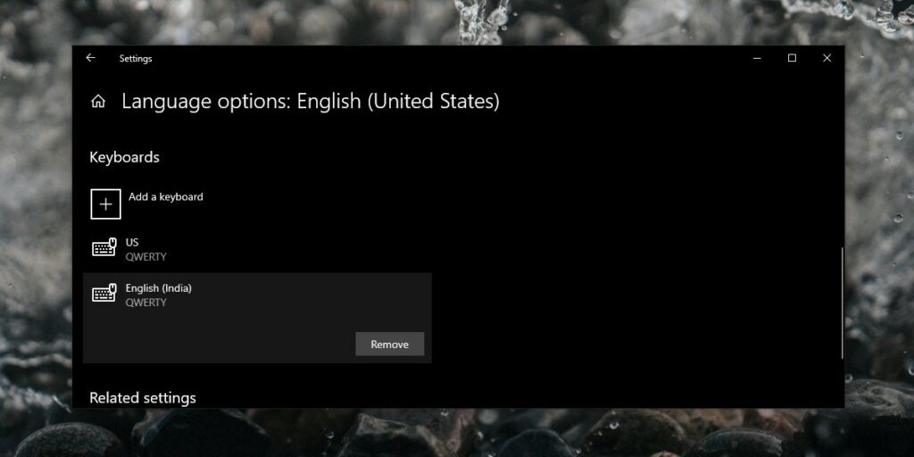 How to delete a keyboard layout on Windows 10