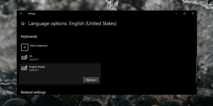 How to delete a keyboard layout on Windows 10