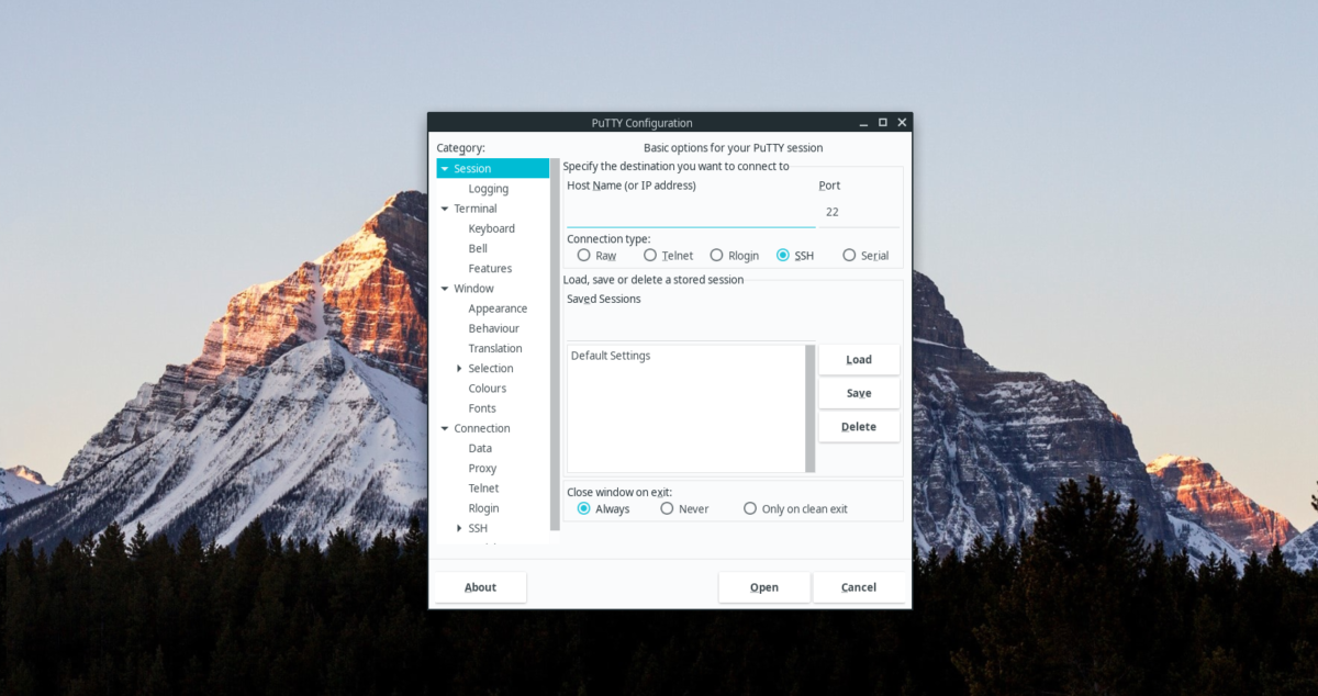 How to install the PuTTy SSH client on Linux