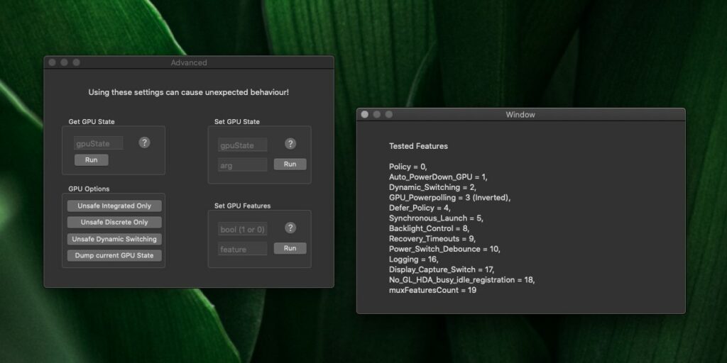 How to manually switch to the GPU on macOS