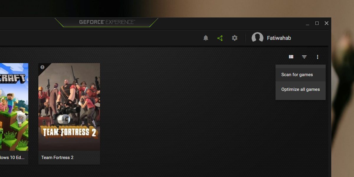 How to add games to GeForce Experience on Windows 10