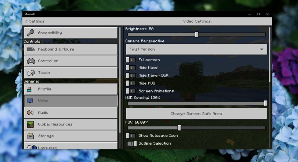 How to change game settings to reduce motion sickness