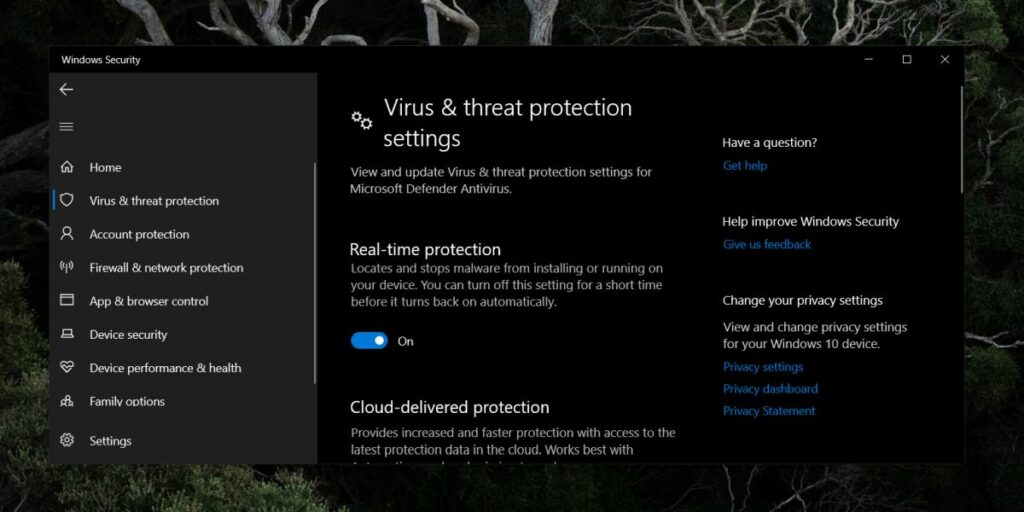 How to turn on Windows Defender on Windows 10