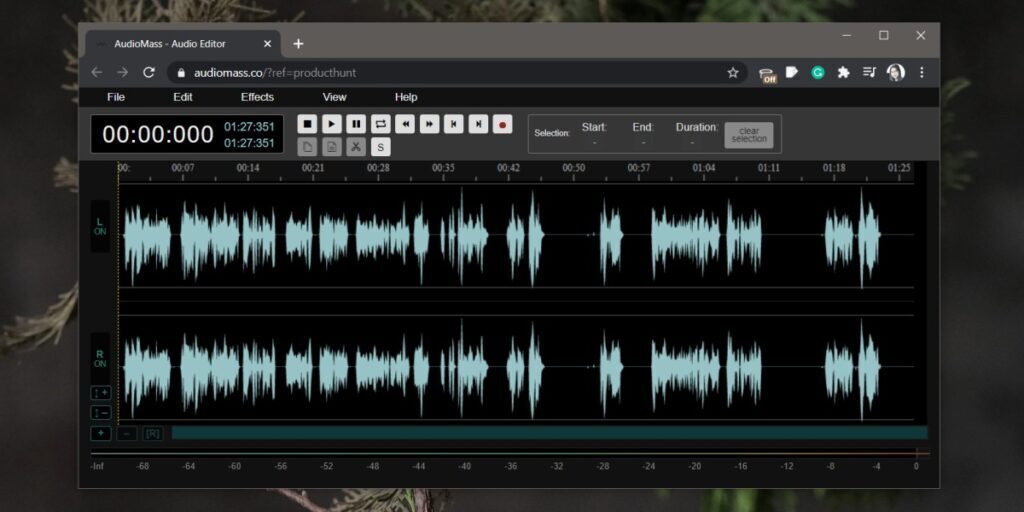 How to edit audio in the browser
