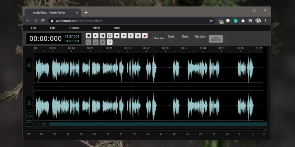 How to edit audio in the browser