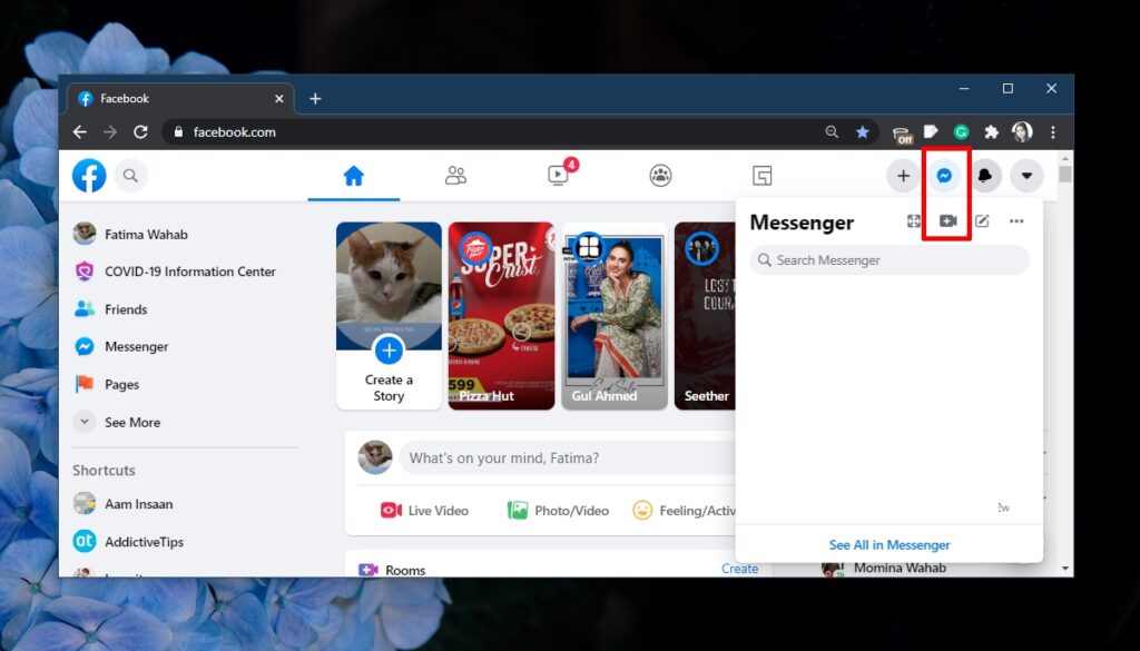 How to create a Facebook Messenger Room