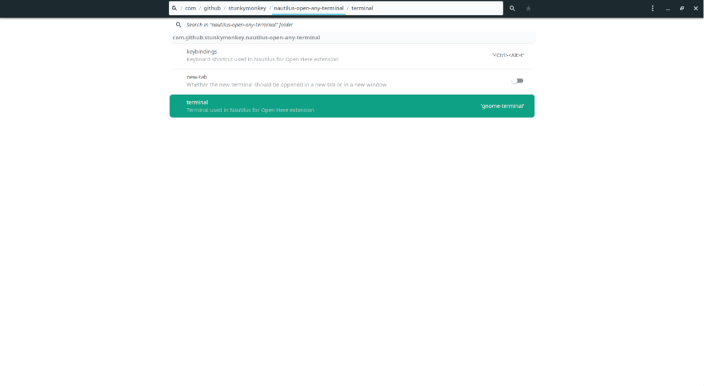How to open any terminal app from Nautilus
