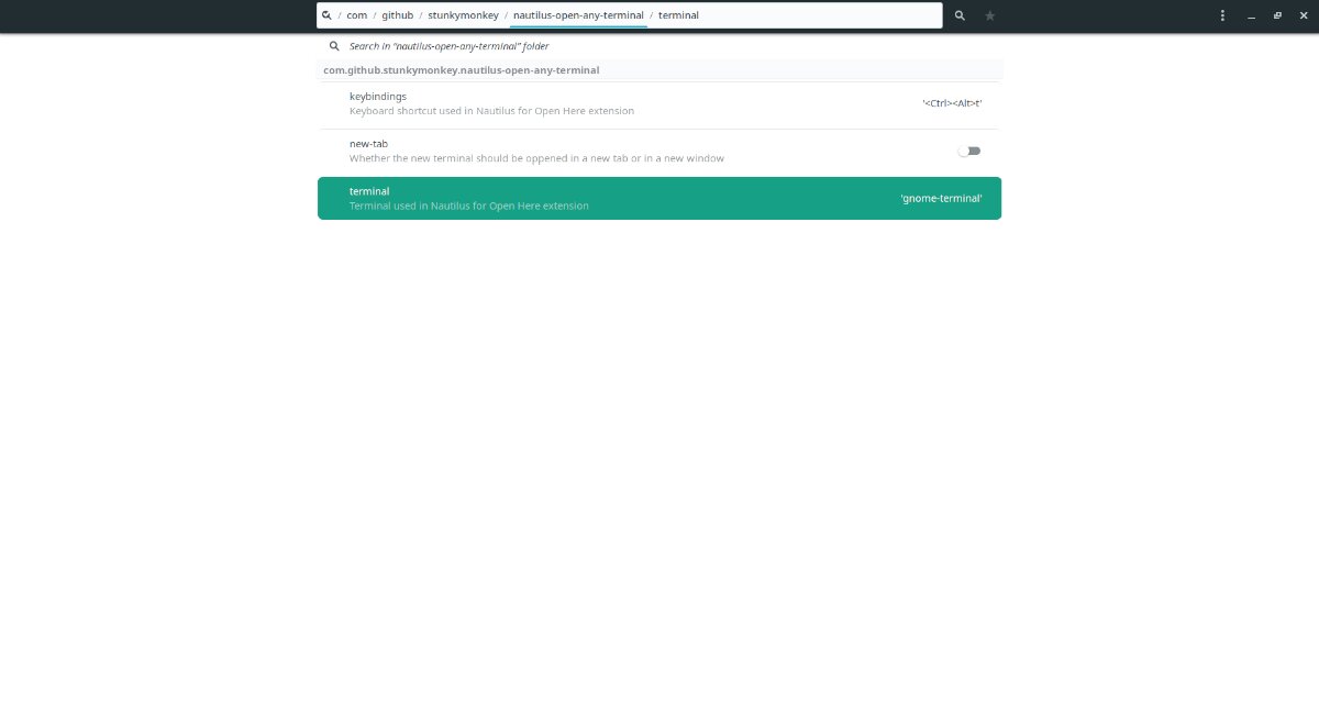 How to open any terminal app from Nautilus