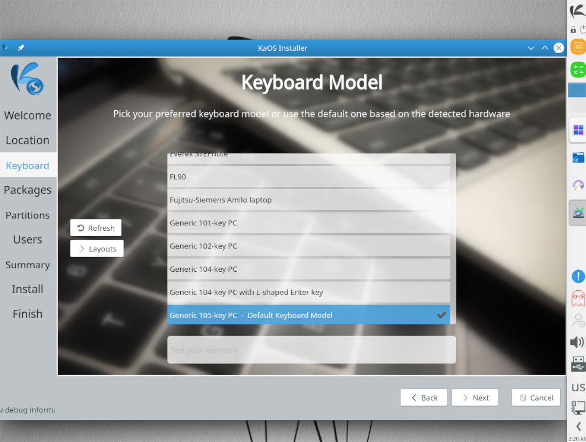 How to install KaOS
