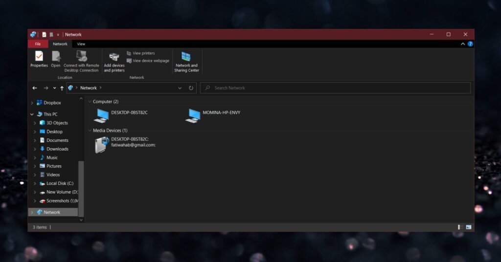 How to access other computers on the network on Windows 10