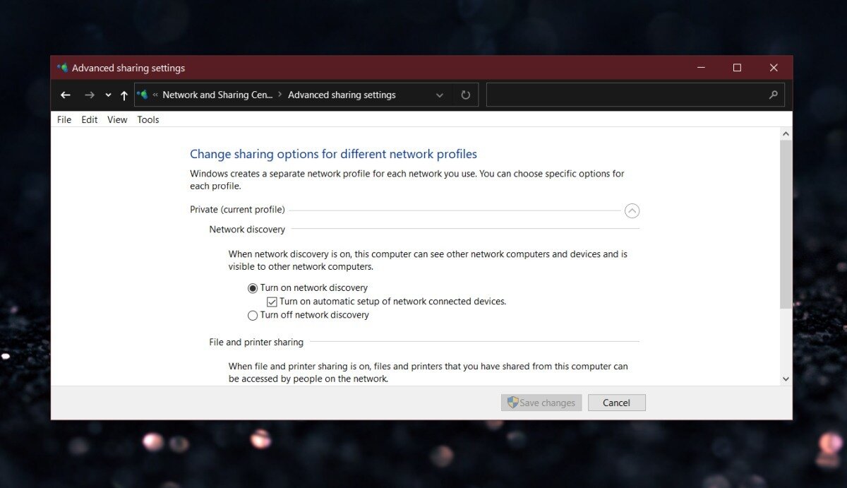 How to access other computers on the network on Windows 10