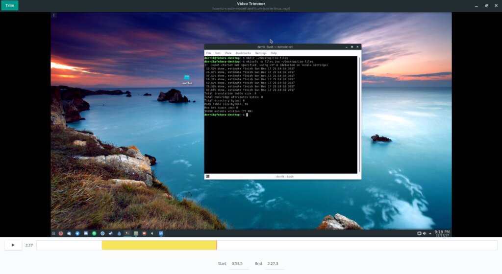 How to easily clip video files on Linux with Video Trimmer