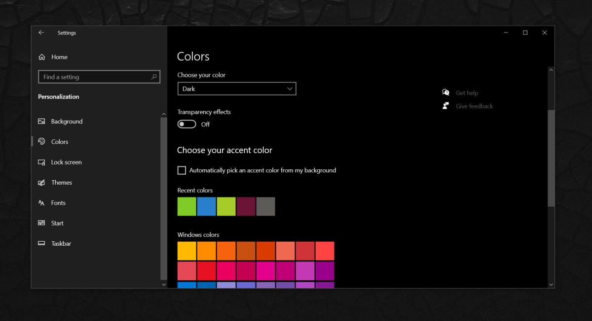 How To Fix Show Color On Taskbar Greyed Out On Windows 10