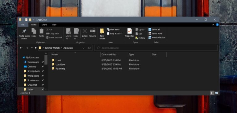 How to move AppData folder on Windows 10