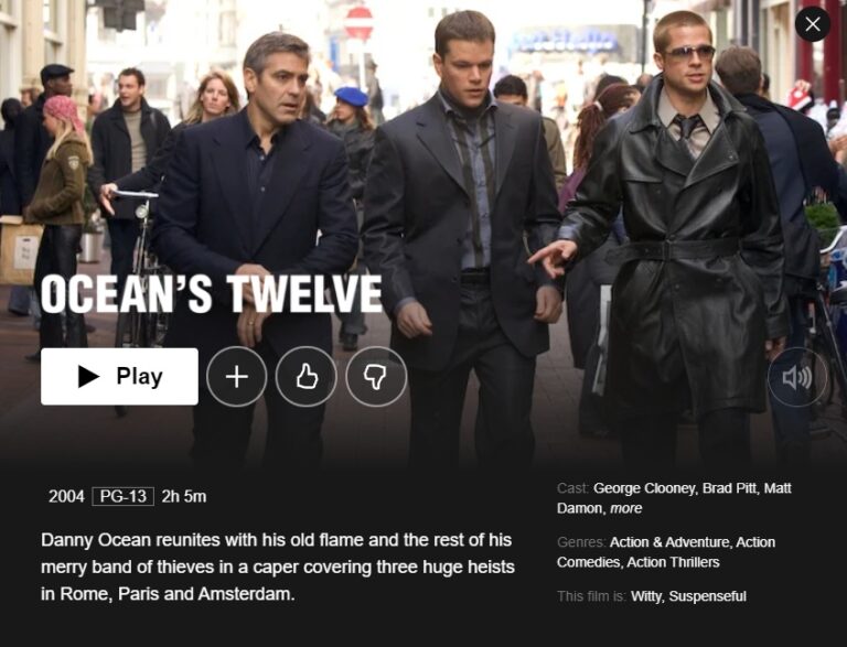 How to Watch 'Ocean's 11,' 'Ocean's 12,' and 'Ocean's 13' on Netflix ...