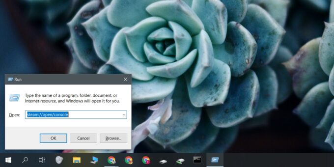 How to open the Steam console on Windows 10