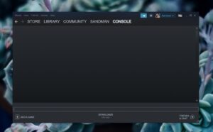 How to open the Steam console on Windows 10