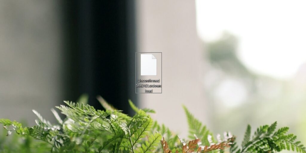 How to open crdownload file on Windows 10