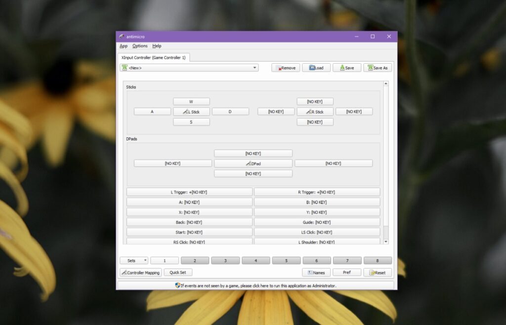 How to map a controller to keyboard keys on Windows 10
