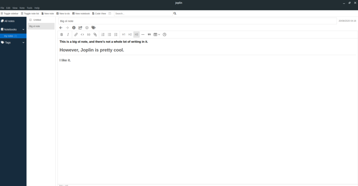 How to set up the Joplin note-taking app on Linux