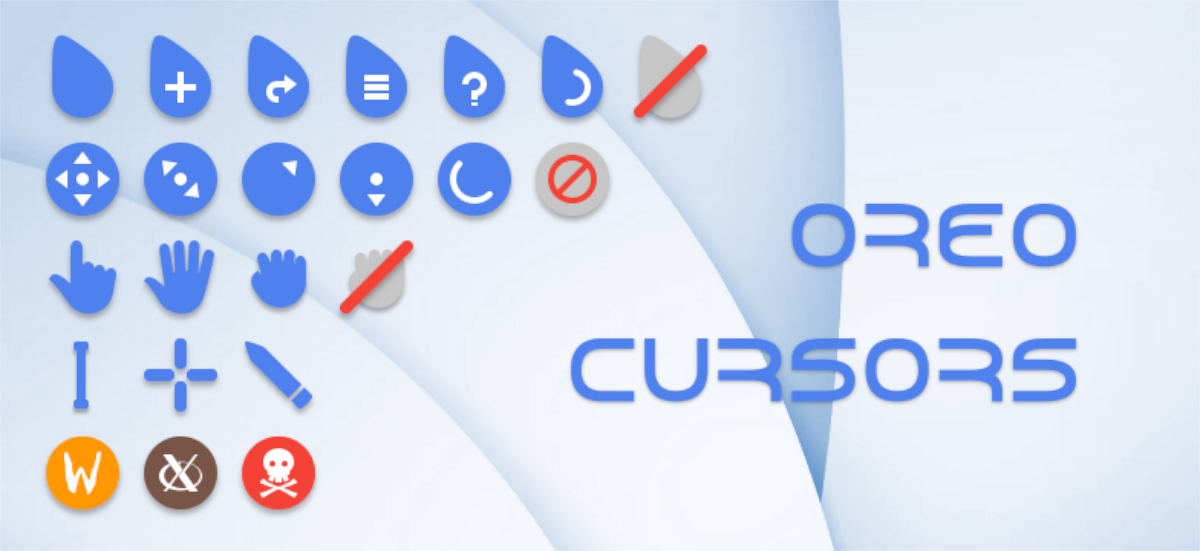 How to install the Oreo Cursors theme pack on Linux