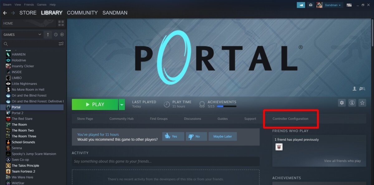 How to set Xbox controller camera sensitivity in Steam