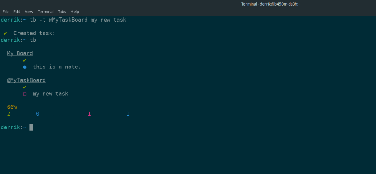 How to use Taskbook to manage tasks in the Linux terminal