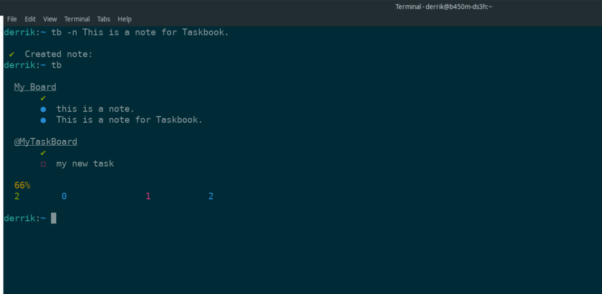 How to use Taskbook to manage tasks in the Linux terminal