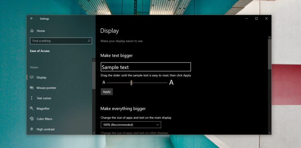 How To Change Text Size On Windows 10