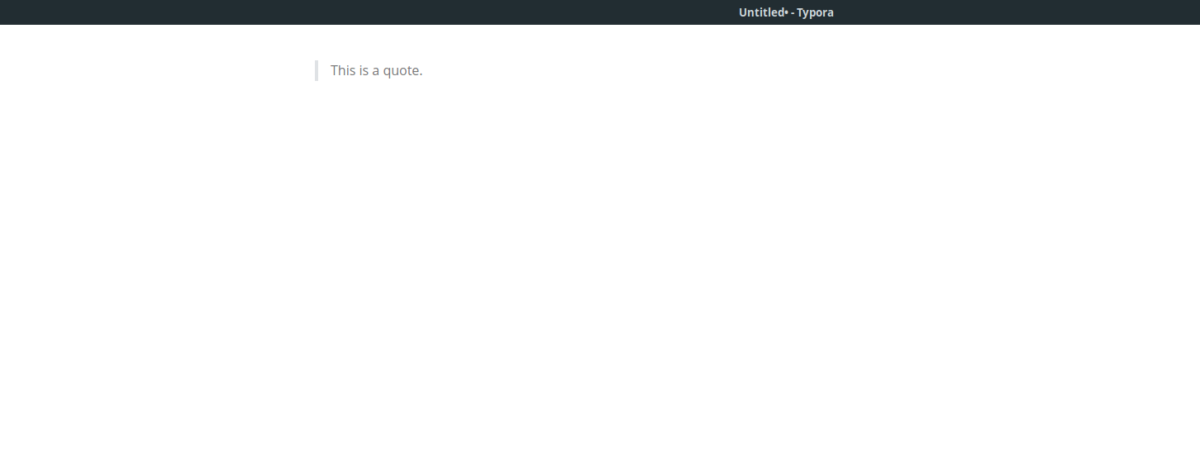 How to use the Typora markdown editor on Linux