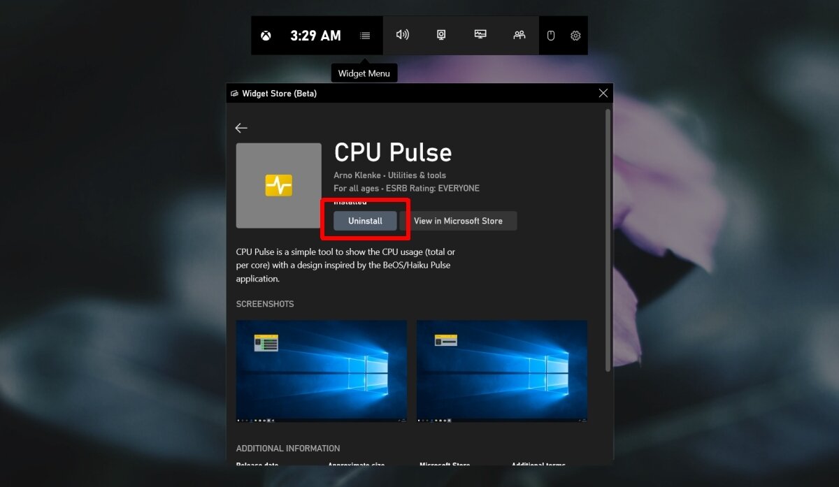 How to install Game bar widgets on Windows 10