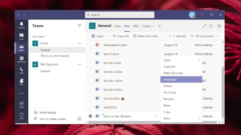 Microsoft Teams Download Files Not Working [FIXED]
