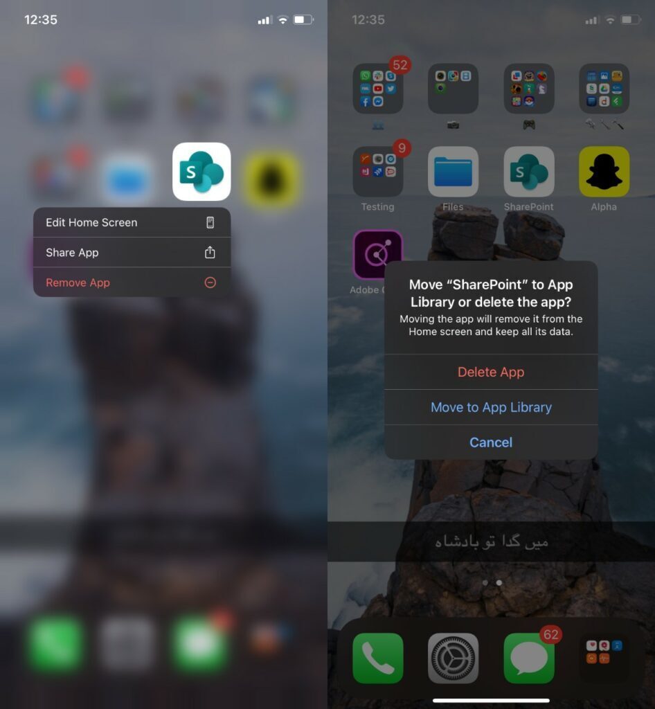 How to move apps to the Home screen and App library on iPhone