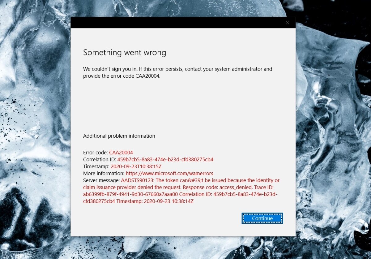 How to Fix Microsoft Teams Error Code CAA20004
