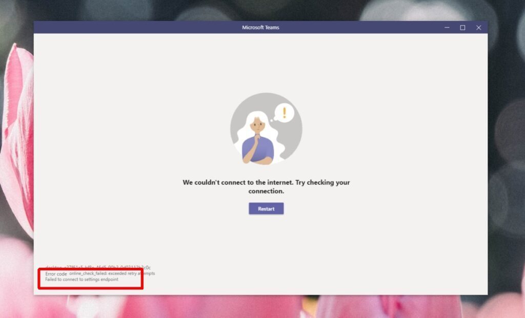 Microsoft Teams Refused to Connect to Settings Endpoint (FIXED)