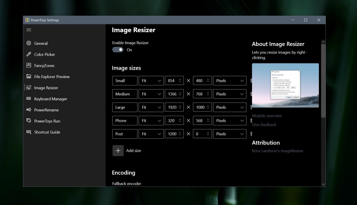 How to resize images on Windows 10