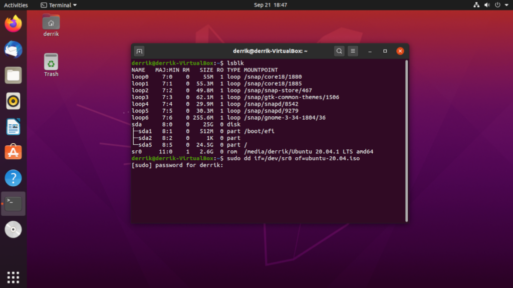 How to backup CD-roms to ISO format on Linux
