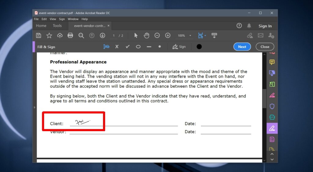 How to sign a PDF on Windows 10 [Free solution]