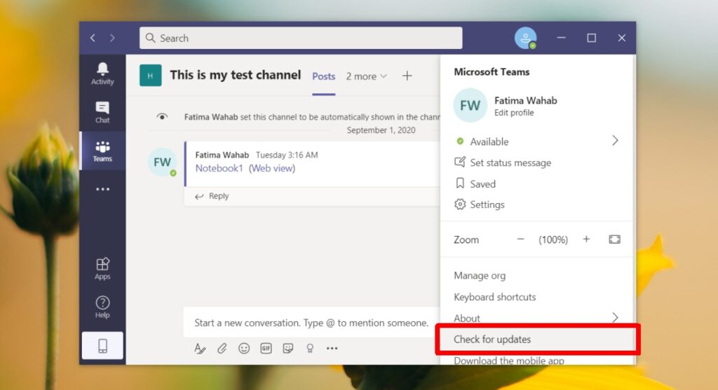 How to manage Microsoft Teams memory usage