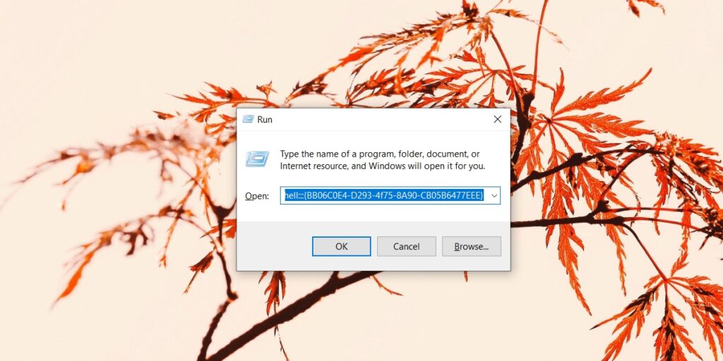 How to access the System Control Panel on Windows 10