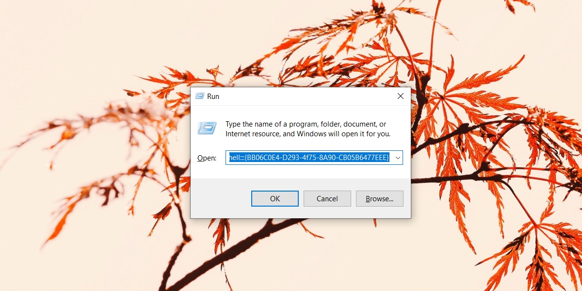 How to access the System Control Panel on Windows 10