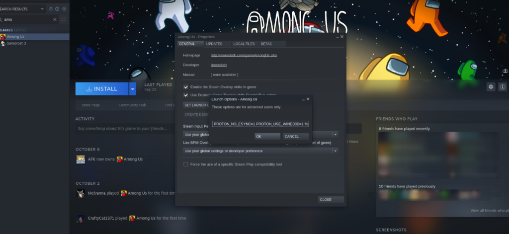 How to play Among Us on Linux