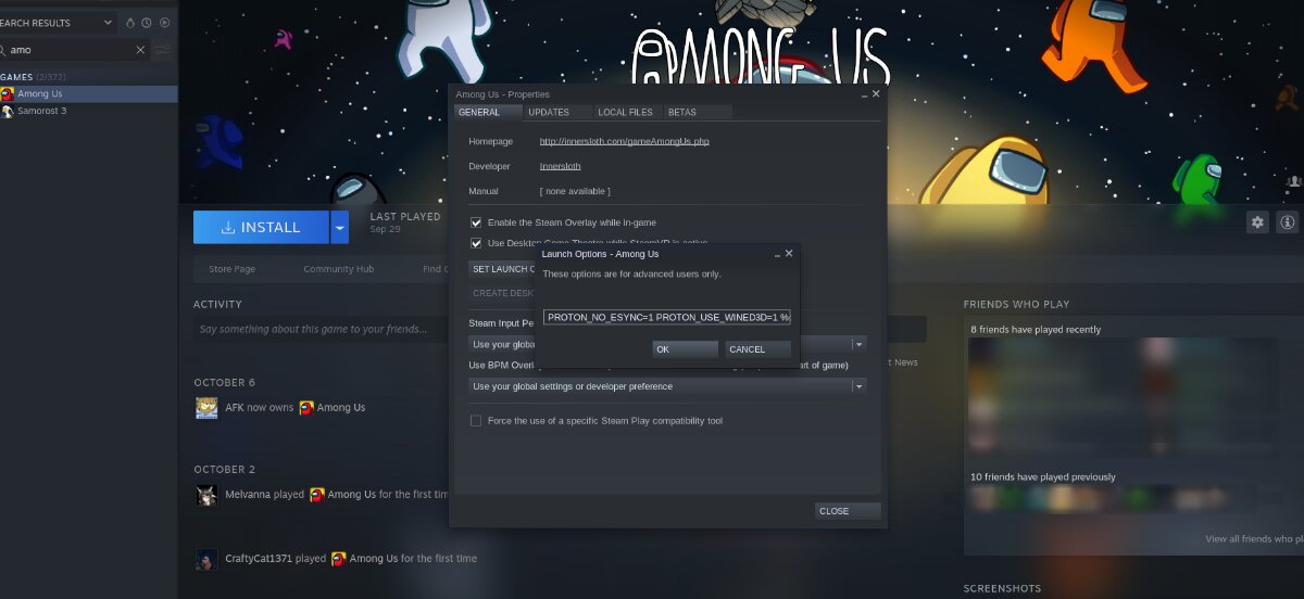 How to play Among Us on Linux