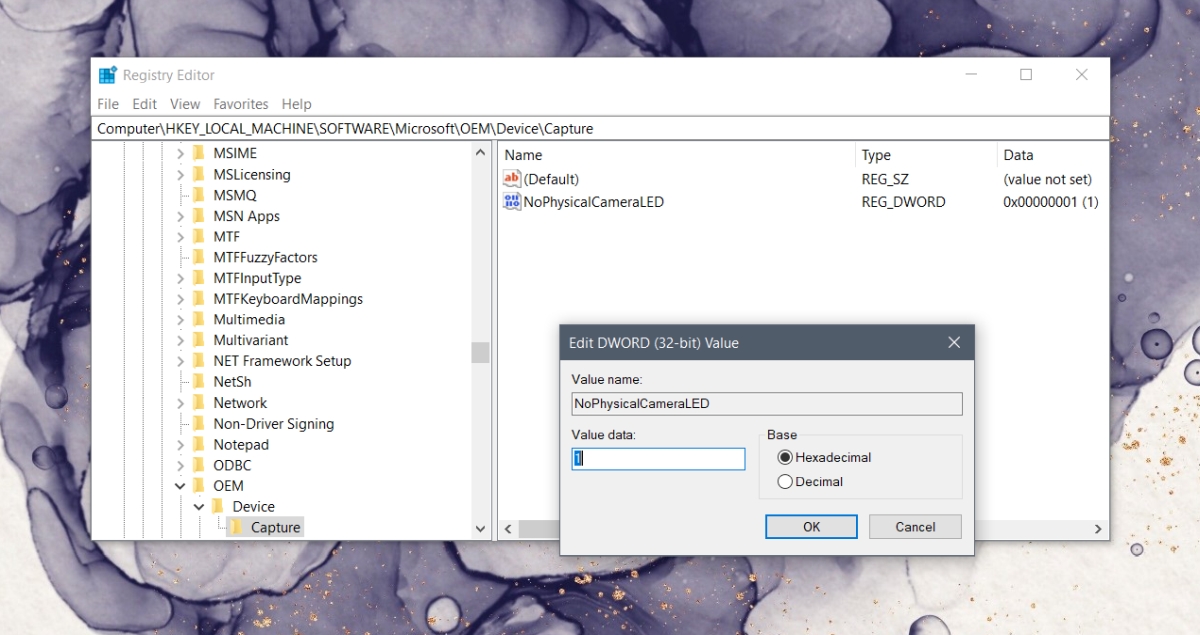 How to enable camera on/off OSD notifications on Windows 10