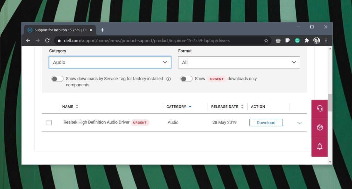 How to install audio drivers on Windows 10