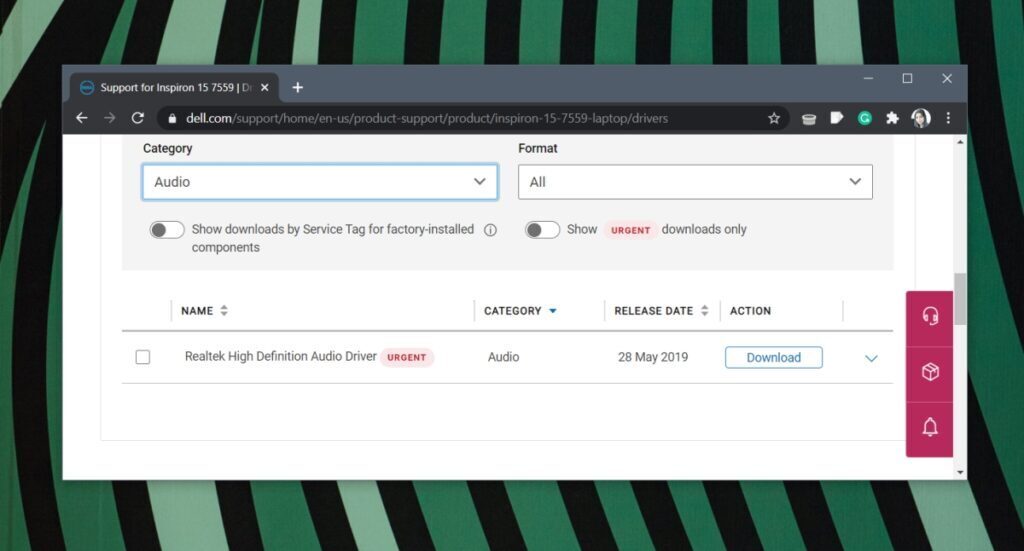 How to install audio drivers on Windows 10