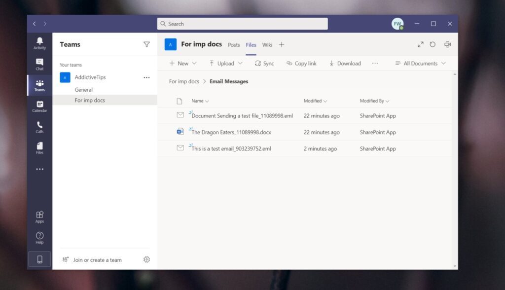 How to send an email to a Microsoft Teams channel