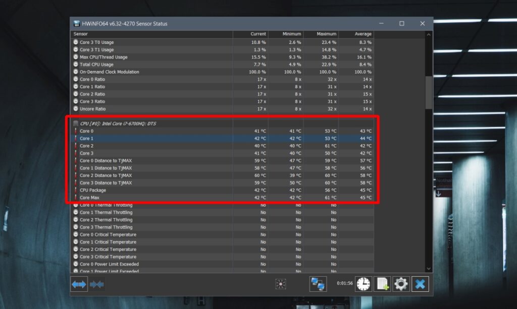 How to check CPU throttling on Windows 10