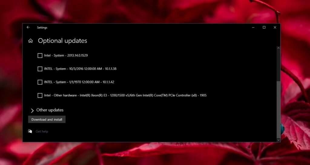 How to install optional updates on Windows 10