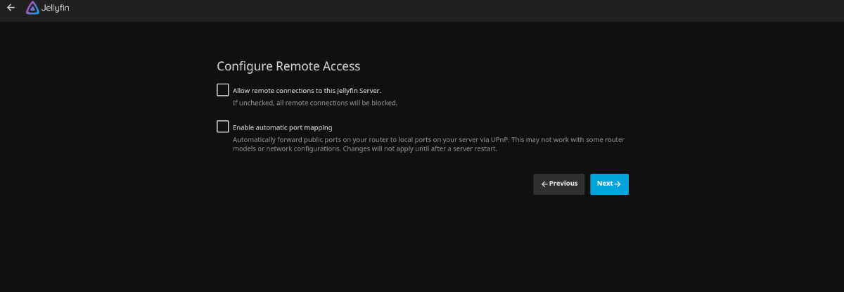 How to set up the Jellyfin media server on Linux
